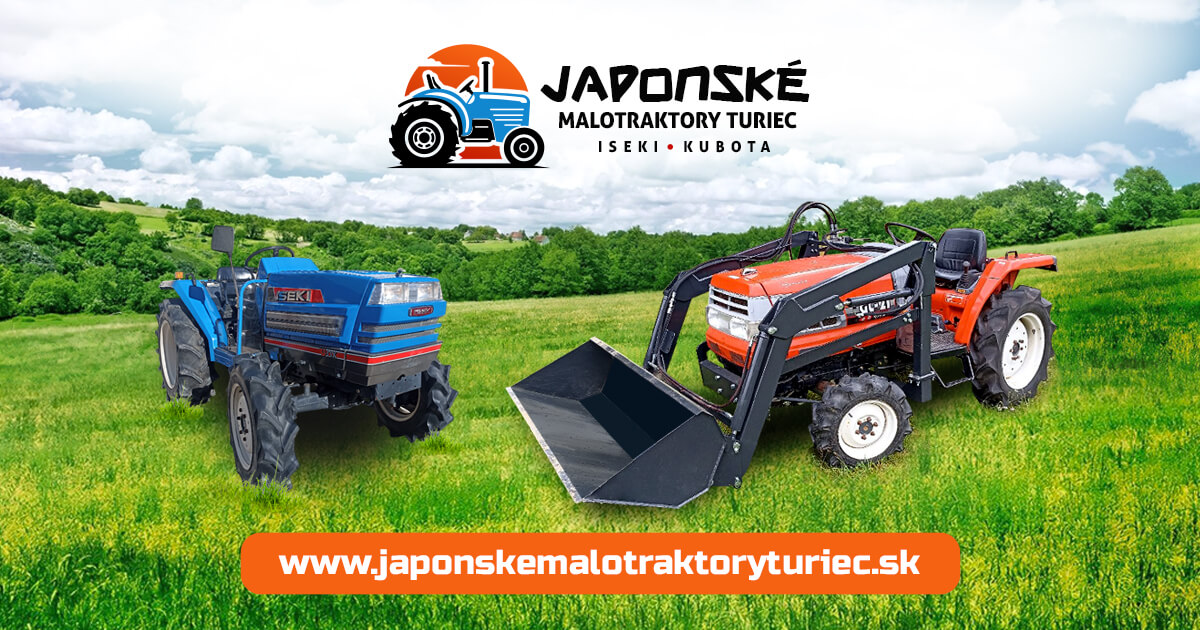 JAPONSKÉ MALOTRAKTORY ISEKI A KUBOTA TURIEC - Japonské malotraktory Turiec