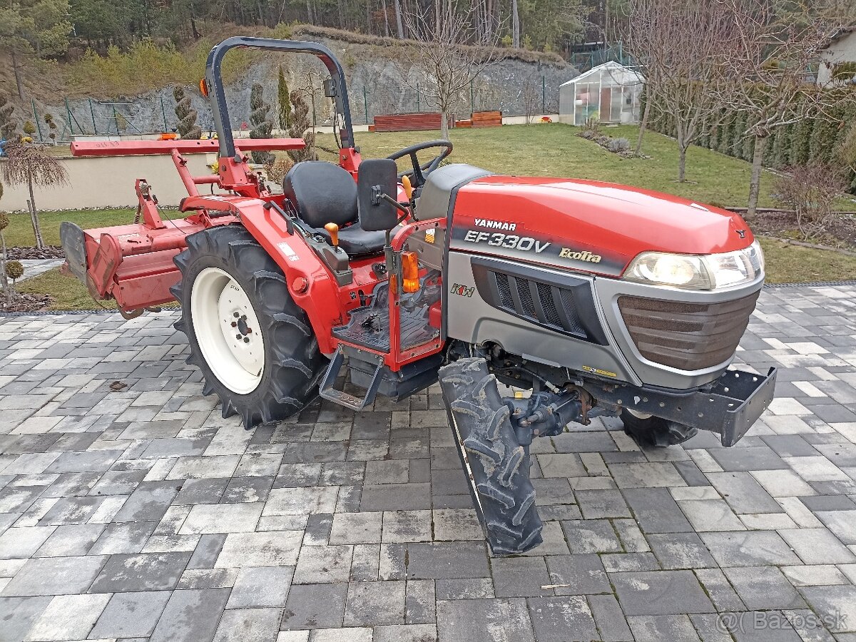 Japonský malotraktor Yanmar EF330V ecotra 4x4 33koni - Japonské ...